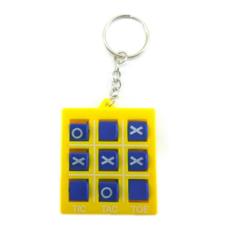 Funny Educational Xo Tic-tac-toe Game Mini Toy With Keychain - Buy Mini ...