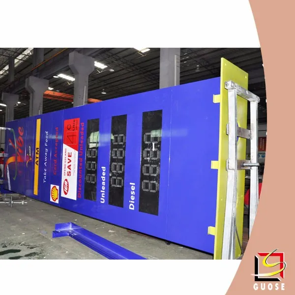 Petrol Price Board Gas Station Digital Signage Led Pylon Sign - Buy ...
