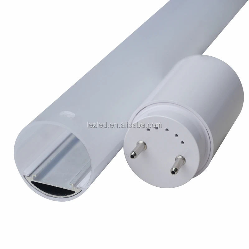 Bi-color Full Plastic Cover With Inside Aluminum 1.2m 4ft T8 Led Tube ...