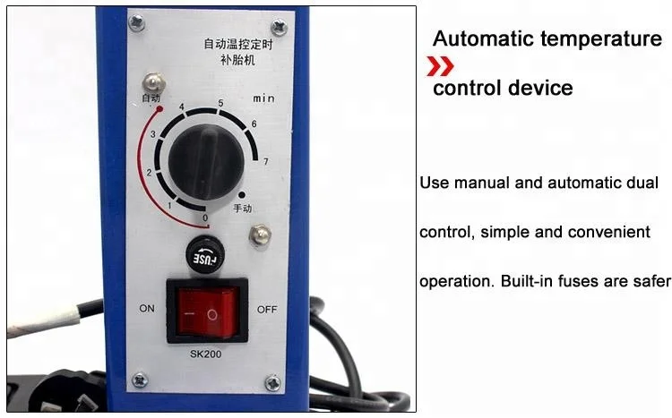 Temperature Control Timing Portable Tire Vulcanizing Repair Machine