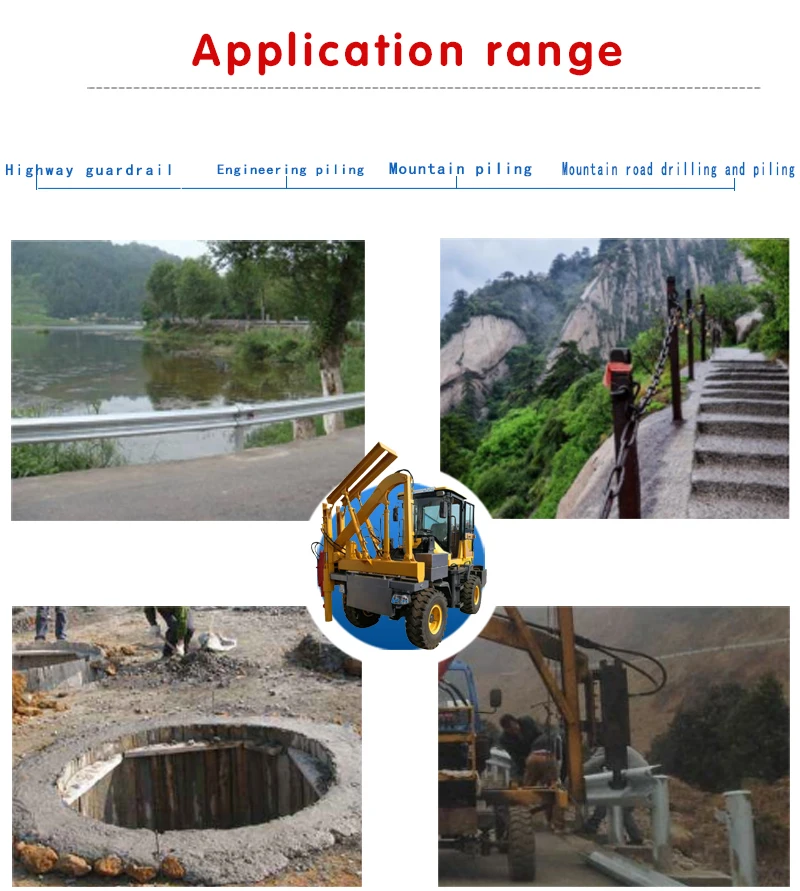 Drop Hammer Mini Pile Driver Ground Pile Driver Gasoline Pile Driver ...