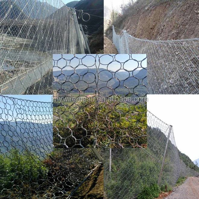 Flexible Slope protection Net/slope protection Netting/ Protection Rock ...