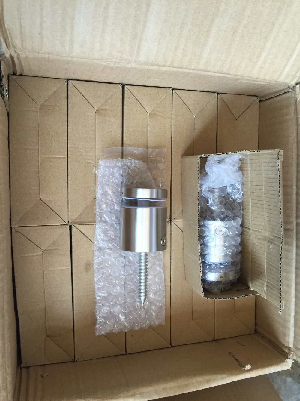 Stainless Steel Glass Panel Silicone Standoff,Balcony Glass Railing ...