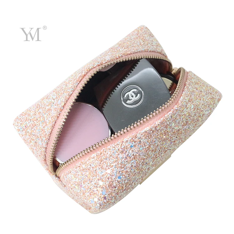 Glitter Bling Sequin Woman Makeup Bag Square Case For Organizer - Buy ...