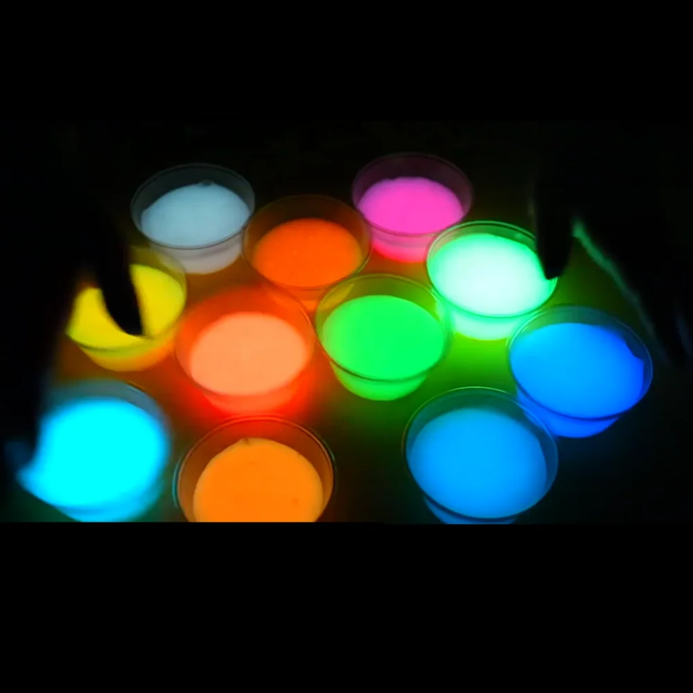 Strontium Aluminate And Phosphor Pigment Powder And Colorful ...