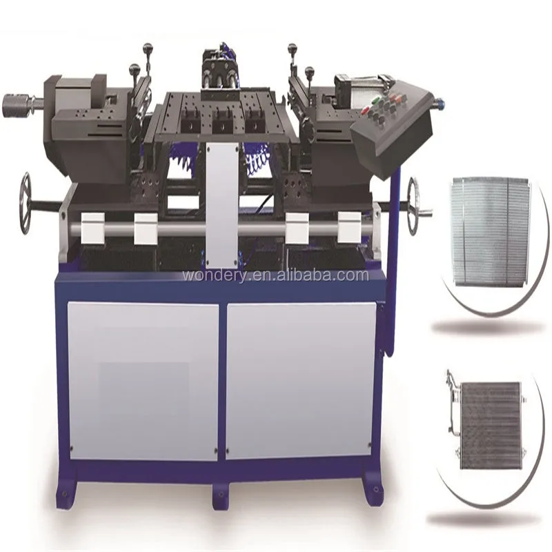 Plate-fin Type Copper Radiator Fin Forming Machine - Buy Radiator Fin ...