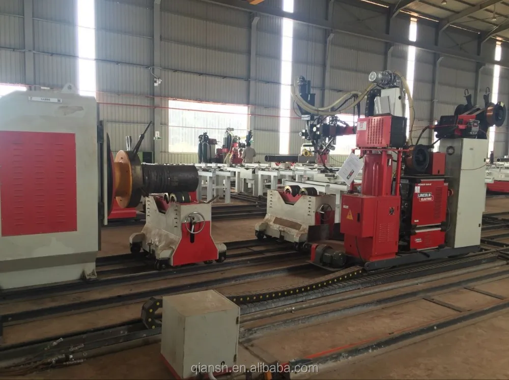 Automatic Pipe Fabrication Line In Fixed Workshop Type; Automation Pipe ...
