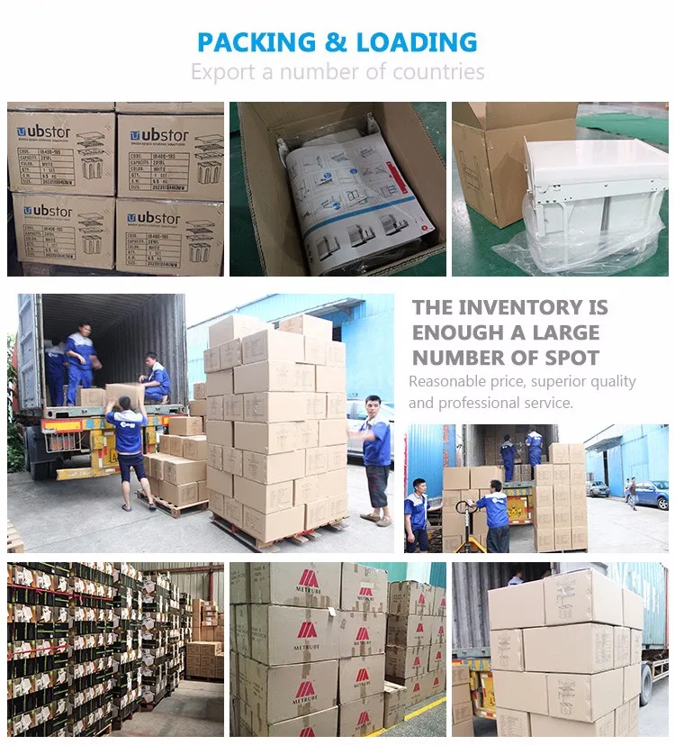 2 Compartment Cabinet Waste Bin - Metrube Built-in Dust Bin