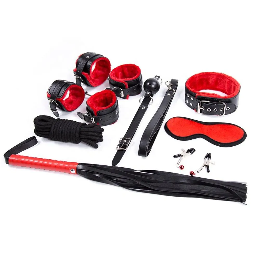 Sexy Product Bondage Kit Set 8 Pcs Sm Set Adult Sex Games Toys