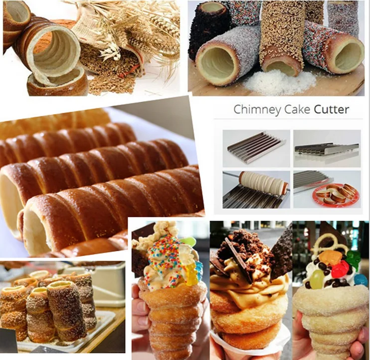 16 Sticks Top Selling Original Doughnut Cone Chimney Bread Machine ...
