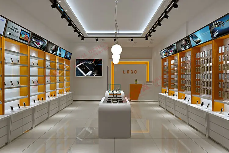 MDF Electronics Showroom Display - Interior Design