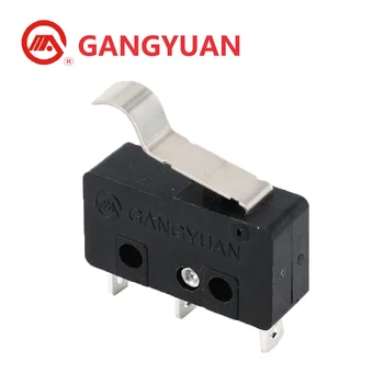 12v Mini Micro Switch With Curving Lever Passed Ul - Buy Push Button ...