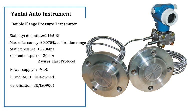Auto Reliable Provider Flange Connection Type Pressure Transmitter ...