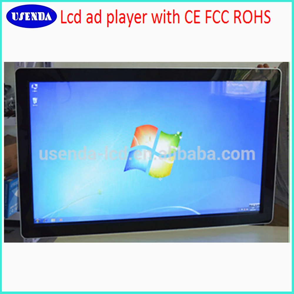 42inch Video Tv Lcd Display Square Screen Lcd Tv With All In One Pc ...