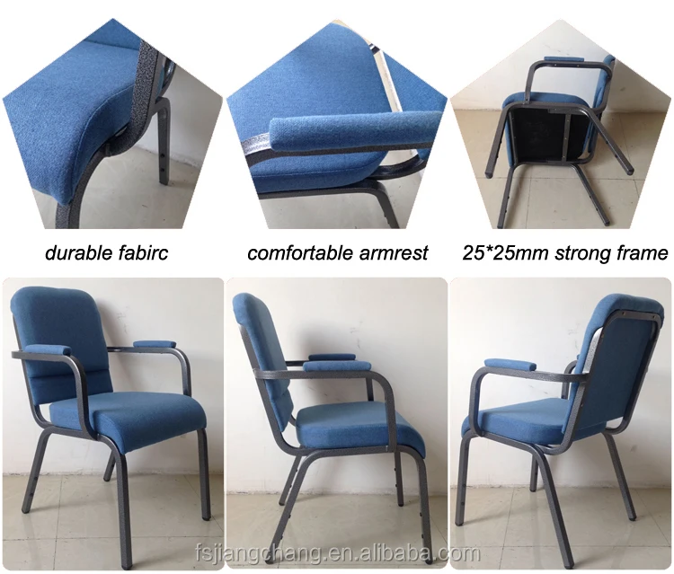 Stacking Auditorium Church Chairs With Armrest - Buy Armrest Auditorium ...