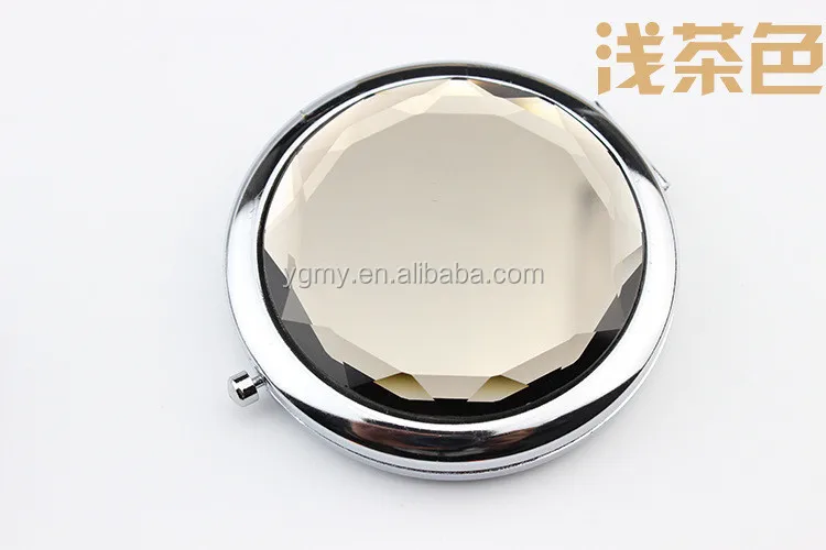 Colorful Crystal Beauty Mirrors Bridal Shower Favors Compact Mirror ...