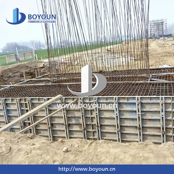 Steel Strong Formwork Column Piers And Pier Cap Beams Retaining Walls ...