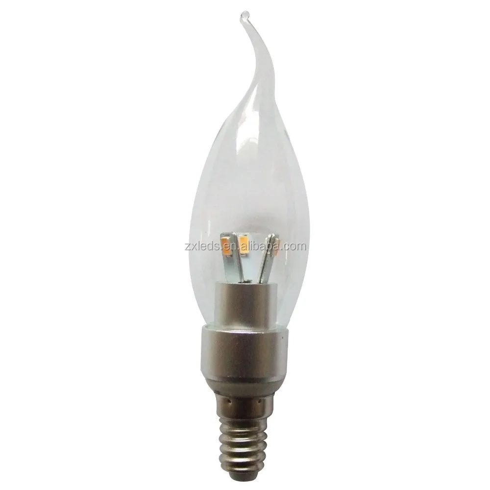 E10/e11/e12/e14/e17/b15 Led Canle Bulb 3w Non-dimmable: Ac85-265v ...