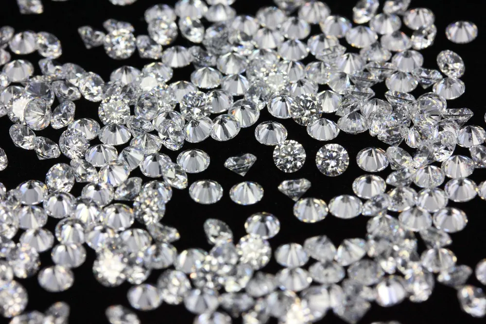 European Star Cut Cz Jewelry Earrings Price Carat Natural Rough Loose ...