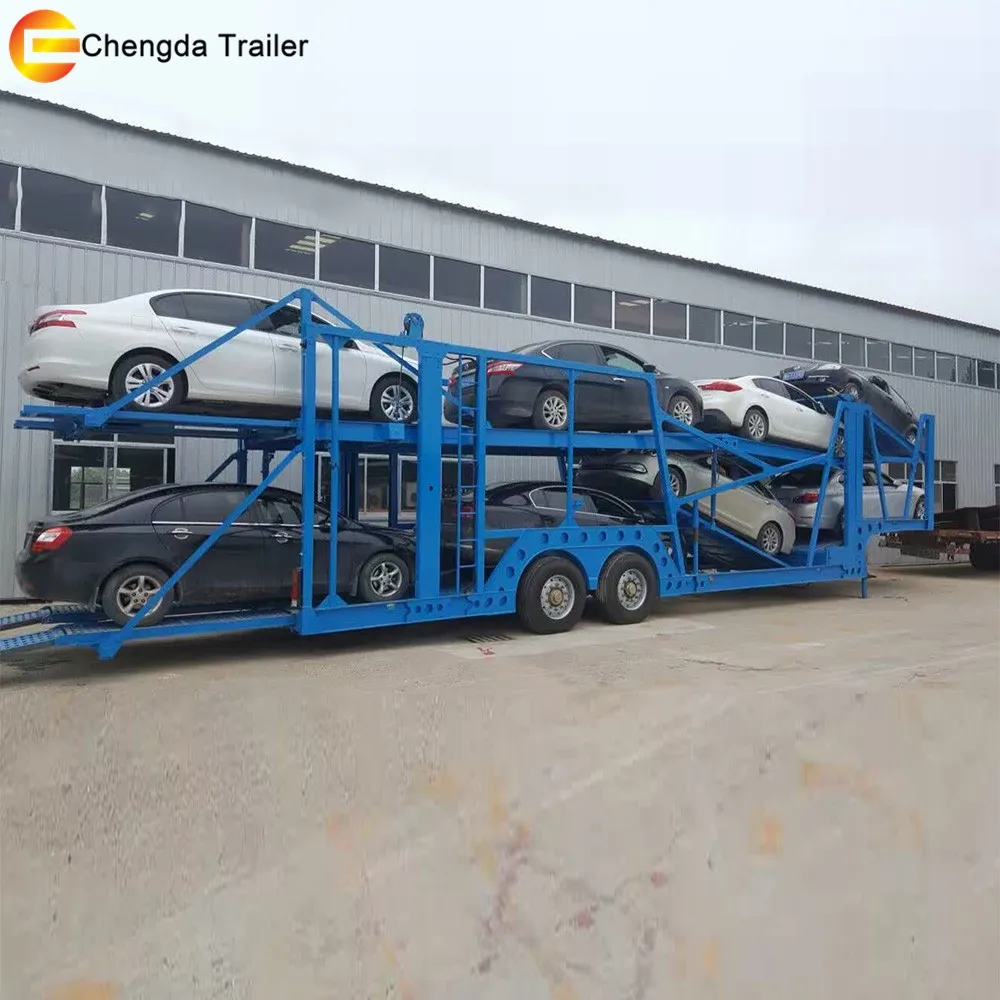 2 Axle Hydraulic Lifting Car Carrier Trailer For Sale In Philippines ...