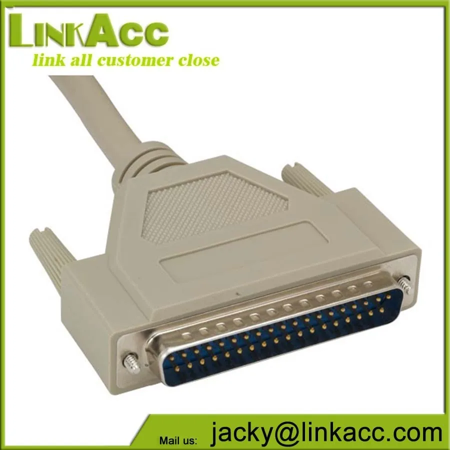 Link-q12 Laserjet Printer Cable Parallel Interface Db25 Micro 36pin ...