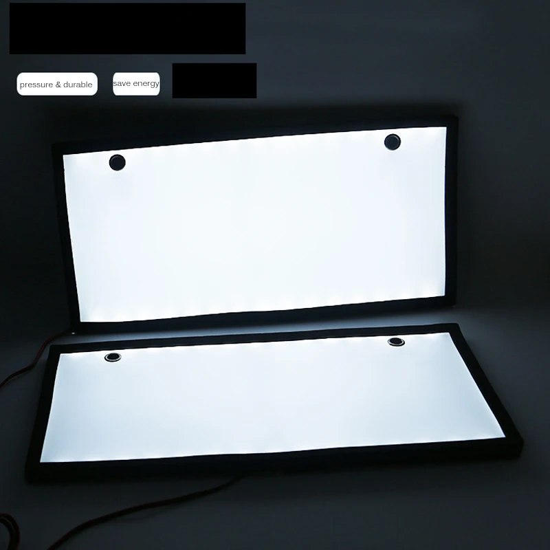 Led Illuminated Led Backlit Car Number Japan License Plate - Buy Remote ...