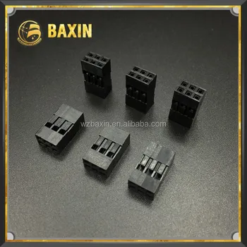 Black Dupont 2.54mm Pitch Tjc8 Connector 2x3pin Tjc8 Connector - Buy Dupont 2.54mm,Tjc8 ...