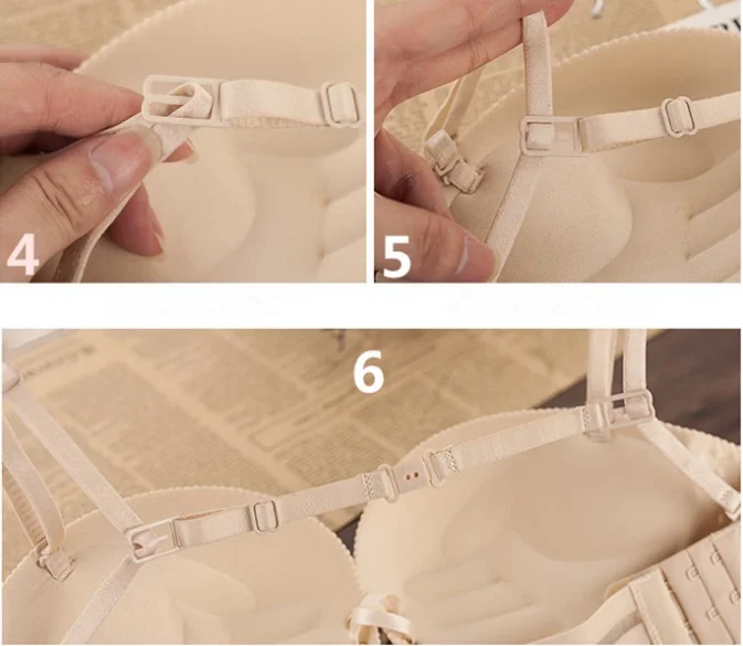 High Quality Waterproof Women Bra Elastic Adjustable And Nylon Racer ...