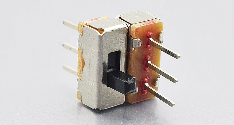 Miniature SPDT 3 Pin 2 Way Slide Switch for Toy Electronics