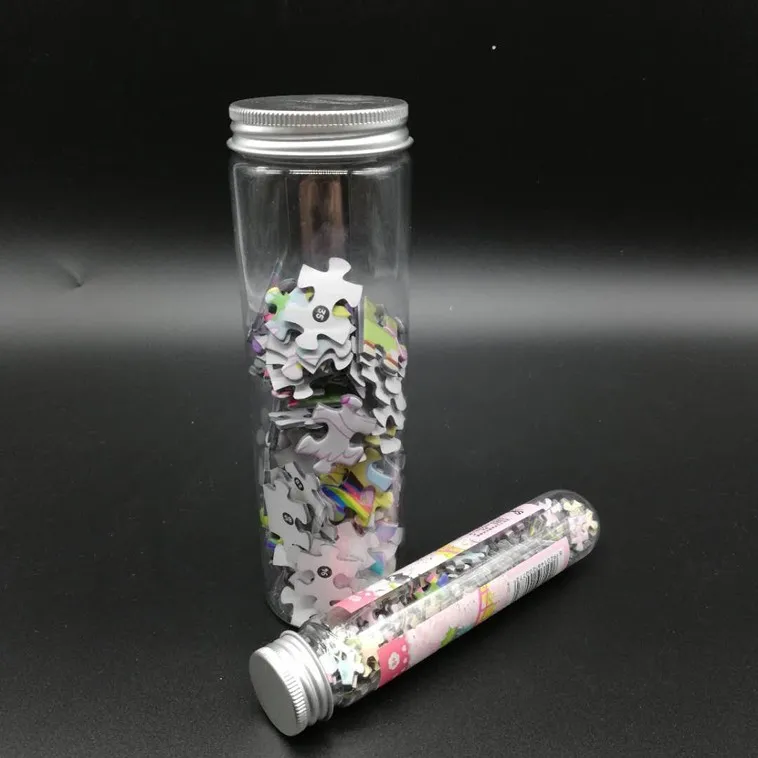 Puzzle Tube 150pcs Mini Paper Puzzle Beautiful Puzzle With Plastic Tube ...
