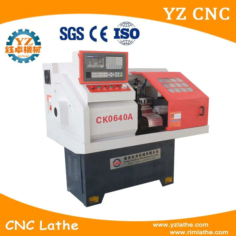 Automatic Gang Type Ck0640 Mini Cnc Lathe Machine With Bar Feeder - Buy Cnc Metal Cutting ...