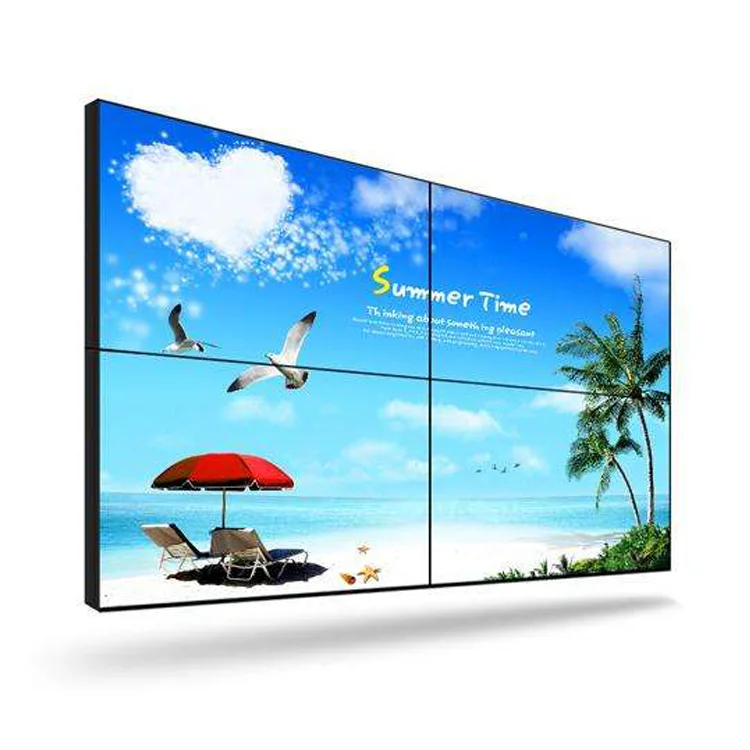 49 Inch 1.8mm Lg 2x2 Lcd Video Wall Narrow Bezel Lcd Splicing Screen ...