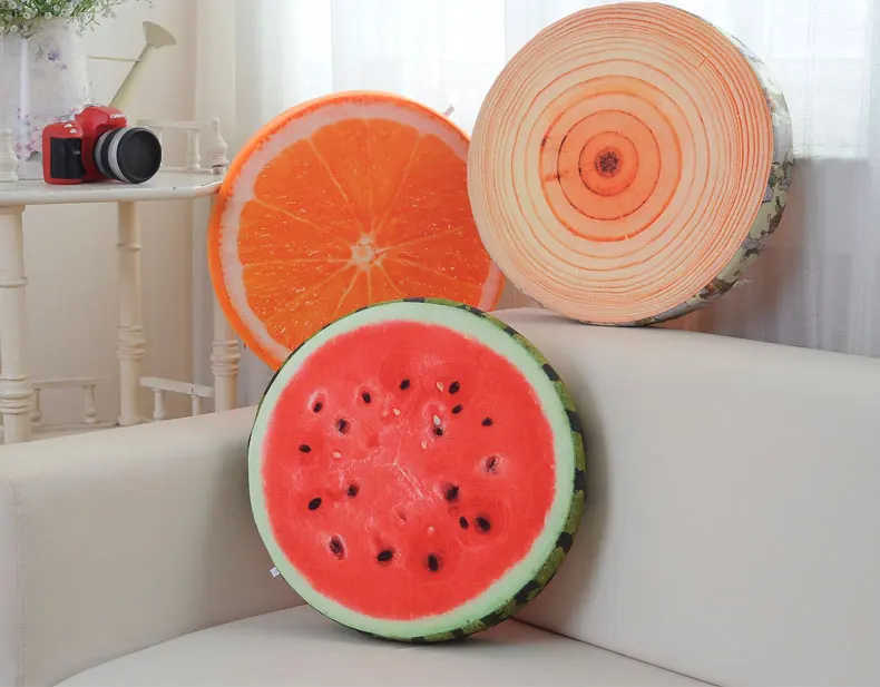 Facebook Hot,3d Printing Fruit Shaped Cushion,Chair Cushion - Buy ...