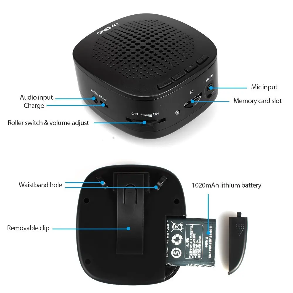 High Quality Wireless Voice Amplifier System With Microphone For Tour ...