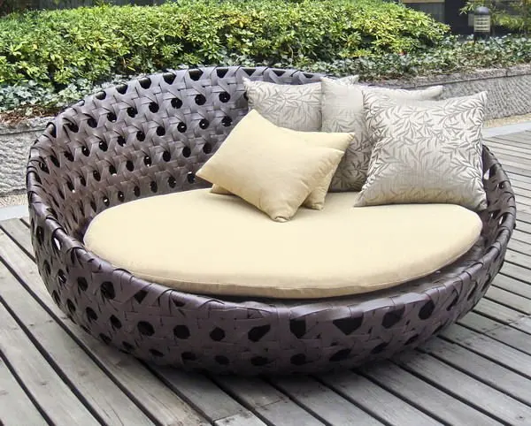 Modern Swimming Pool Bed Garden Rattan Sun Lounger Set - Buy Sun ...
