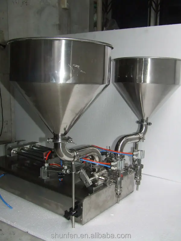 High Accuracy Double-hopper Pneumatic Cream Dosing Machine (2-12ml ...