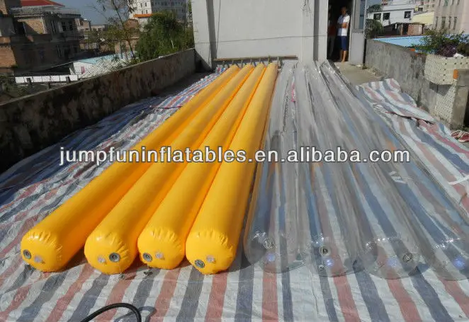 12 Inch Diameter Inflatable Tube 0.6mm 0.9mm Pvc Inflatable Water Buoy ...