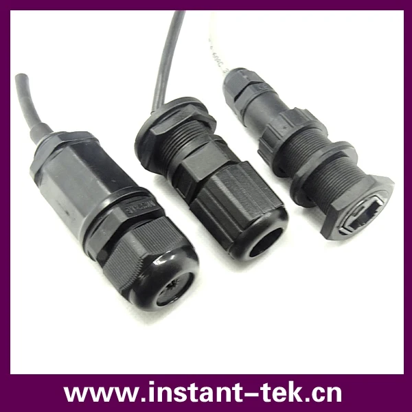 Inst M12 4 Pin Locking Type Female Waterproof Cable Connector - Buy M12 ...