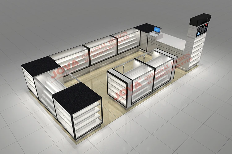 Custom Mobile Phone Case Display Stand Cell Phone Kiosk/cellphone Shop ...