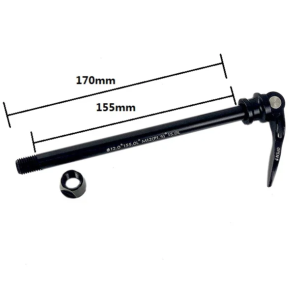 M12 Thru Axle To Quick Release Adapter Aluminum Alloy 12mm*155mm - Buy ...