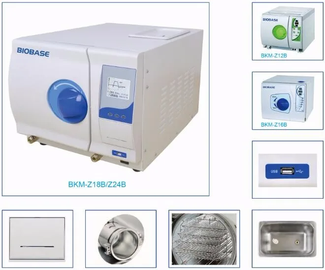 Laboratory Medical Lcd Display Vacuum 24l Class B Autoclave Stream ...