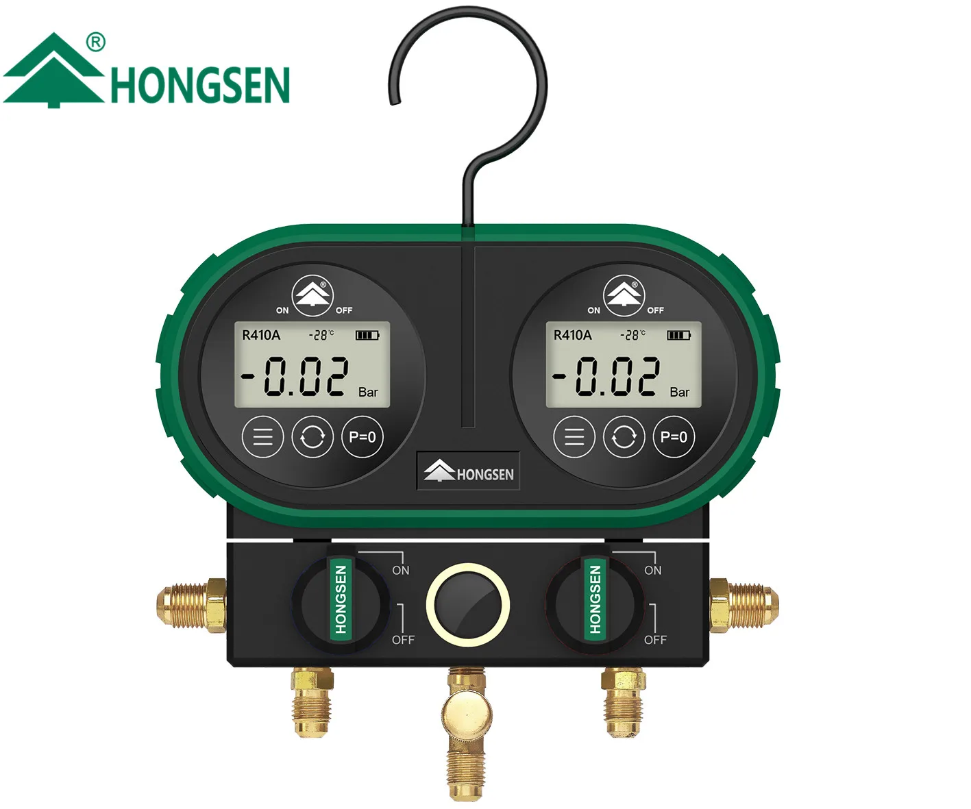 HONGSEN Digital Refrigerant Gauge Manifold - Precision Tools for ...