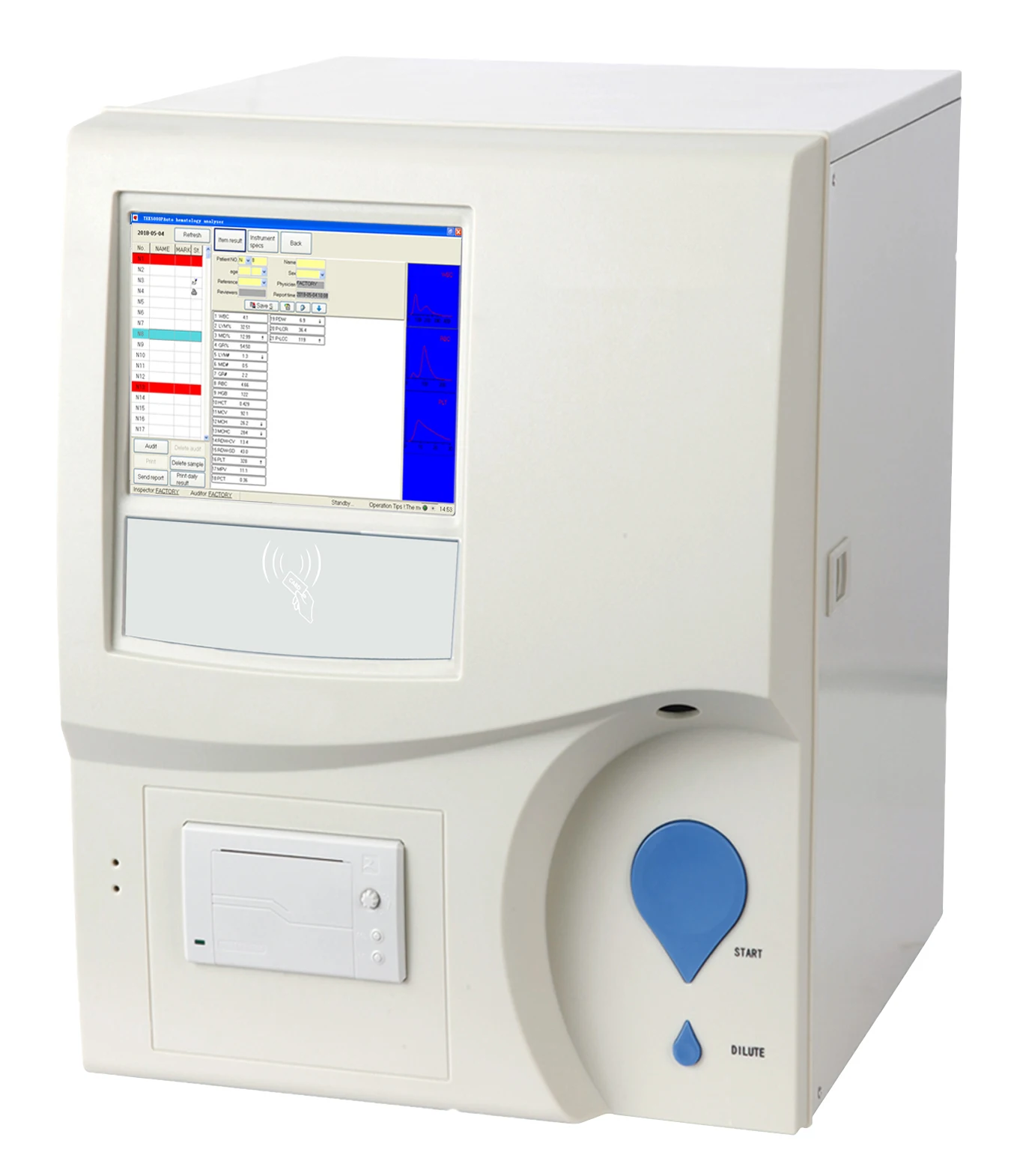 Dw- Tek5000 Sysmex Hematology Analyzer,Veterinary Hematology Analyzer ...