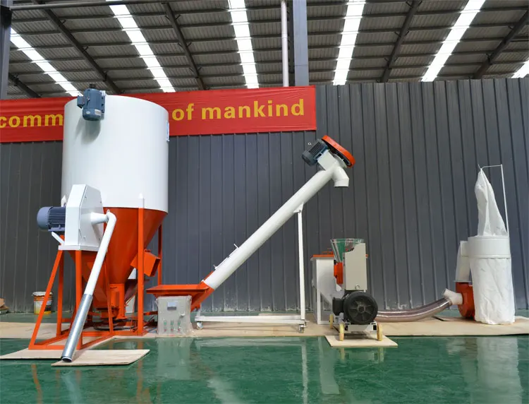 Easy Operate Mini Poultry Feed Mill Machine For Farm Animal Feeder ...
