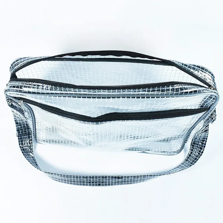 Waterproof Clear Pvc Zipper Cleanroom Tool Bag With Shoulder Strap ...