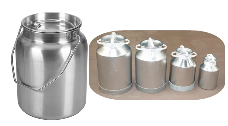 Stainless Steel Milk Can Aluminum Milk Bucket Milking Pail - Buy Metal ...