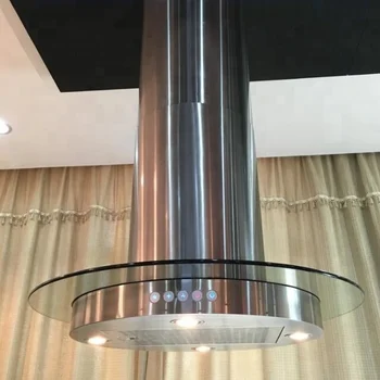 Coifa Ilha Redonda Montada - Buy Ilha Rodada Capa Da Escala,Exaustor Da ...