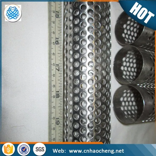 Stainless Steel Perforated Metal Filter Tube - Buy Perforated Filter ...