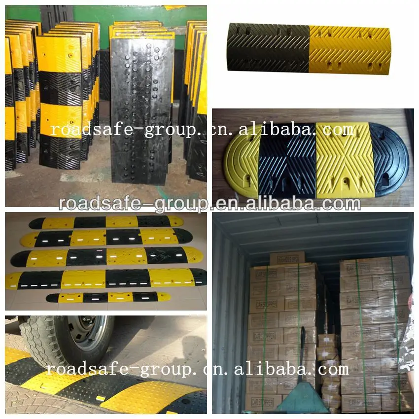 Plastic Road Speed Reducer Rubber Speed Bump - Buy Rubber Speed Bumps ...