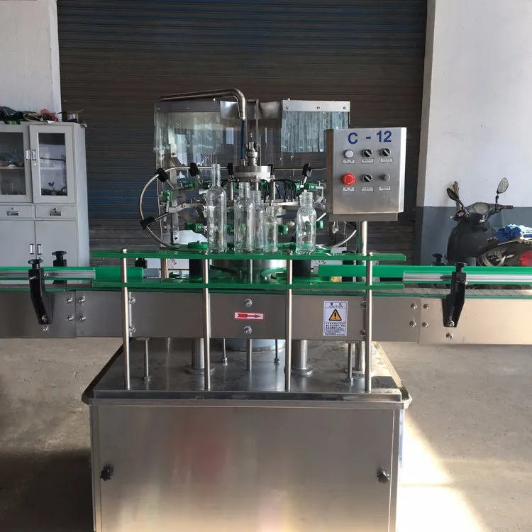 Automatic Glass Bottle Filling Machine Small Scale Whiskey Bottling ...